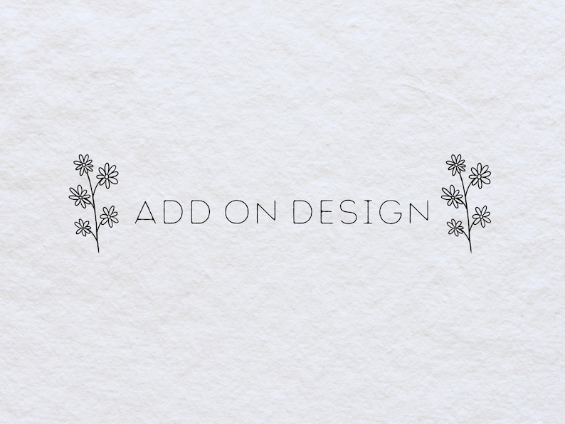 Add on Design - Etsy
