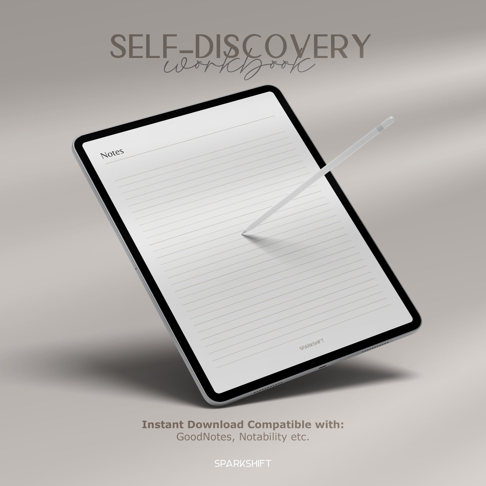 True Self Discovery Workbook Digital Self-discovery Notebook for iPad ...