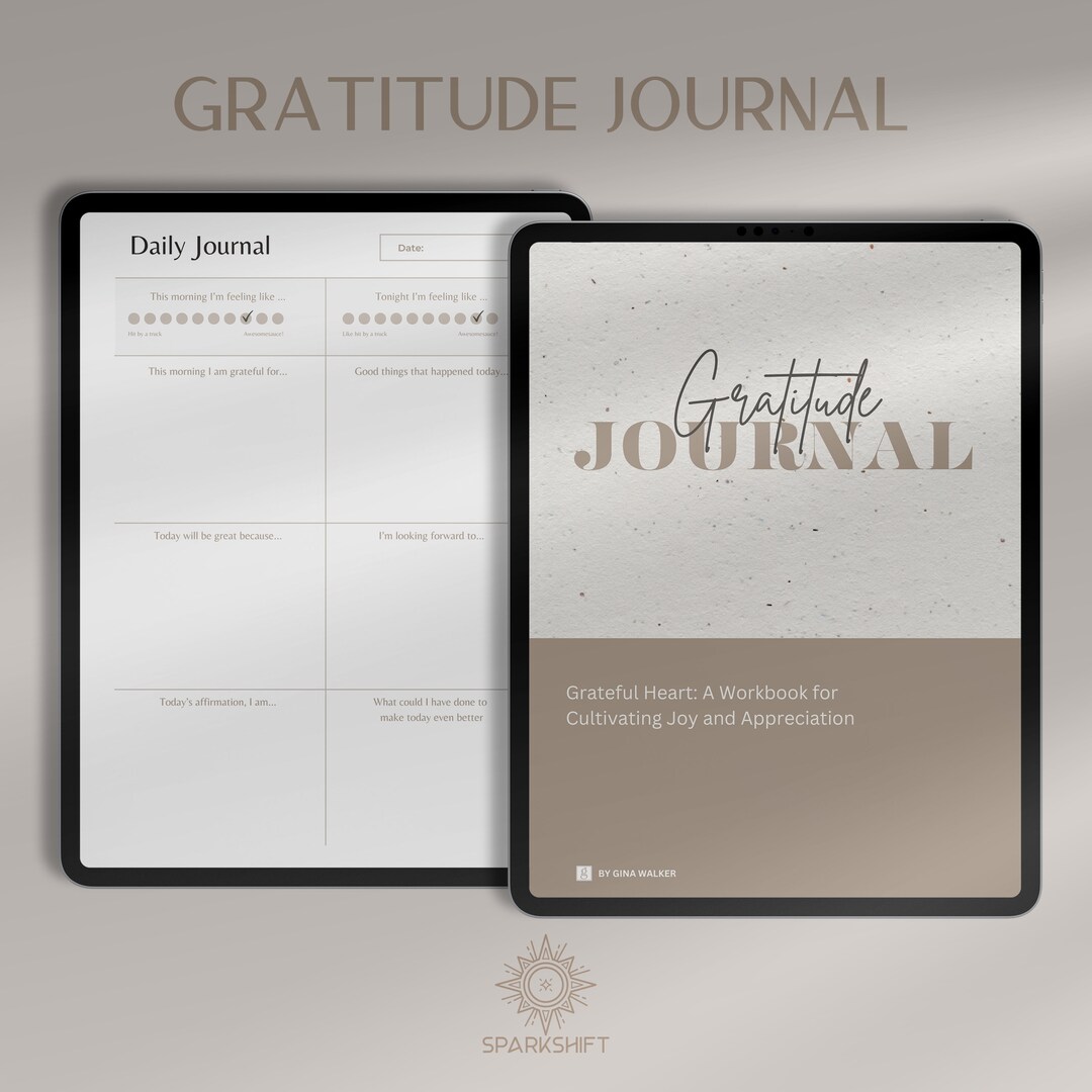 Digital Journal Gratitude Journal for iPad Journal for Goodnotes ...