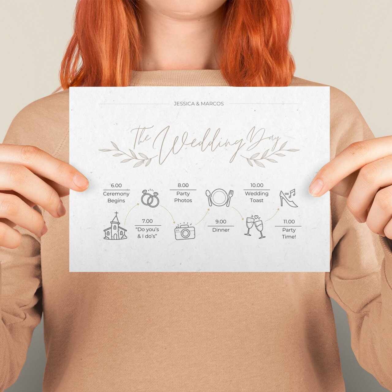 Wedding Weekend Itinerary Template Printable Wedding Timeline Itinerary ...