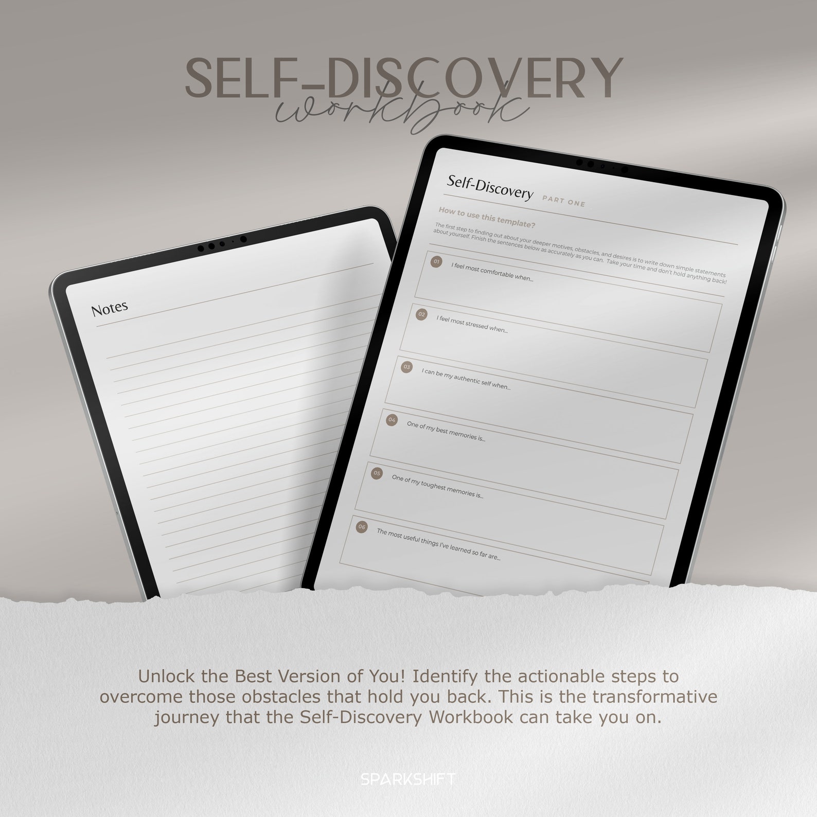 True Self Discovery Workbook Digital Self-discovery Notebook for iPad ...