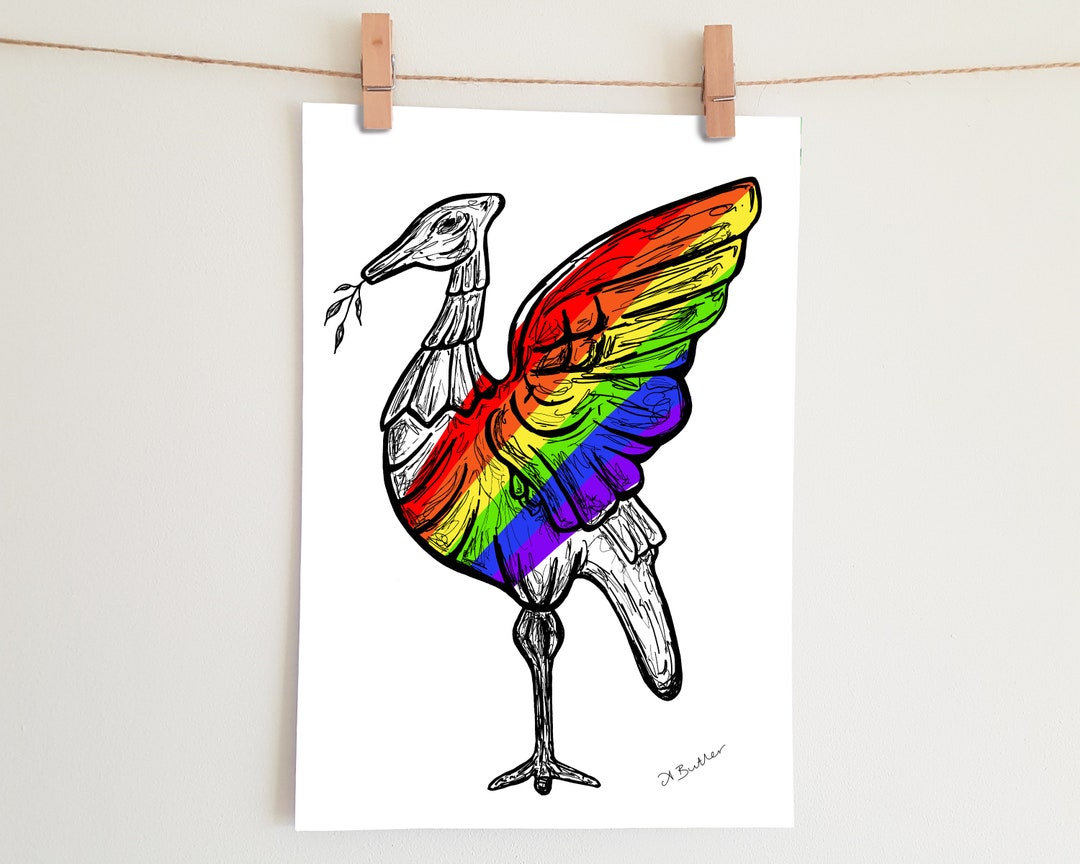 Liverpool Print, Liver Bird Pride, A5, A4 and A3 Wall Art - Etsy