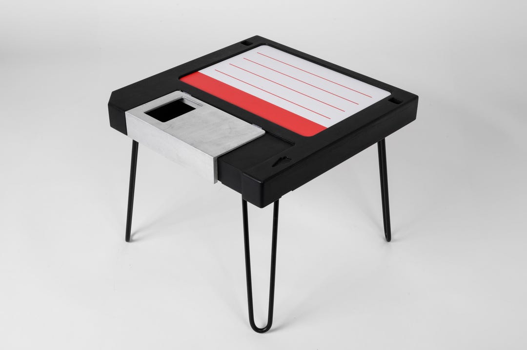 Vintage FLOPPY DISK Coffee TABLE Perfect for Vintage Home Décor ...