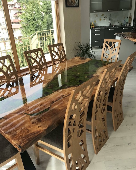 Forest Tables Dining Tables Nature Tables Epoxy Resin | Etsy