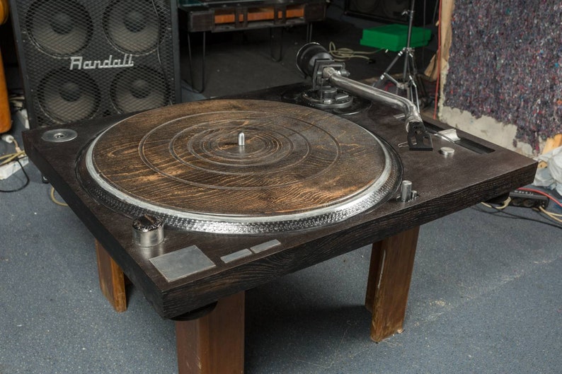Decorative Record Player Realistic From Wood and Metal - Etsy