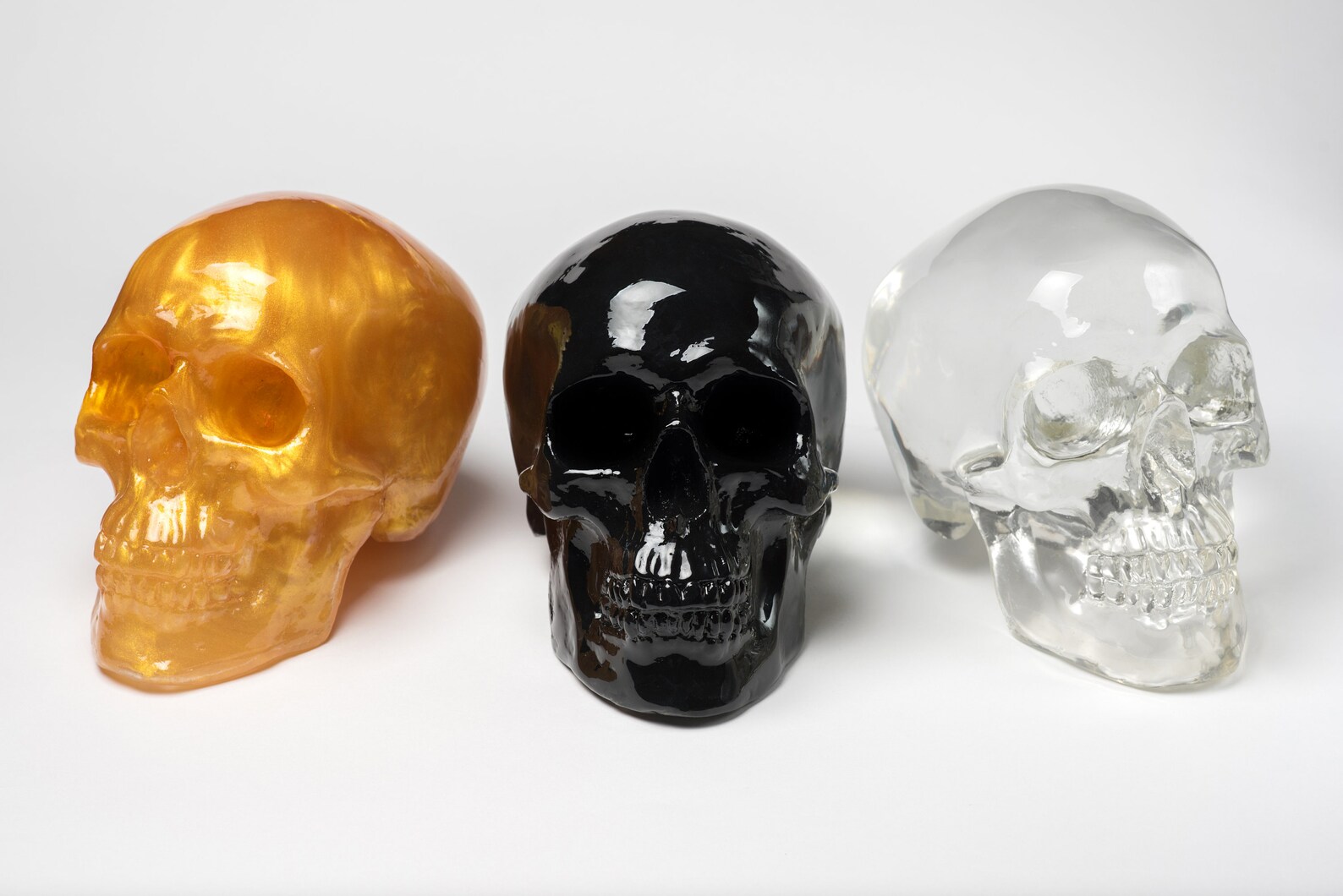 Crystal Skull Clear Resin Skull Clear Skull Epoxy Resin - Etsy
