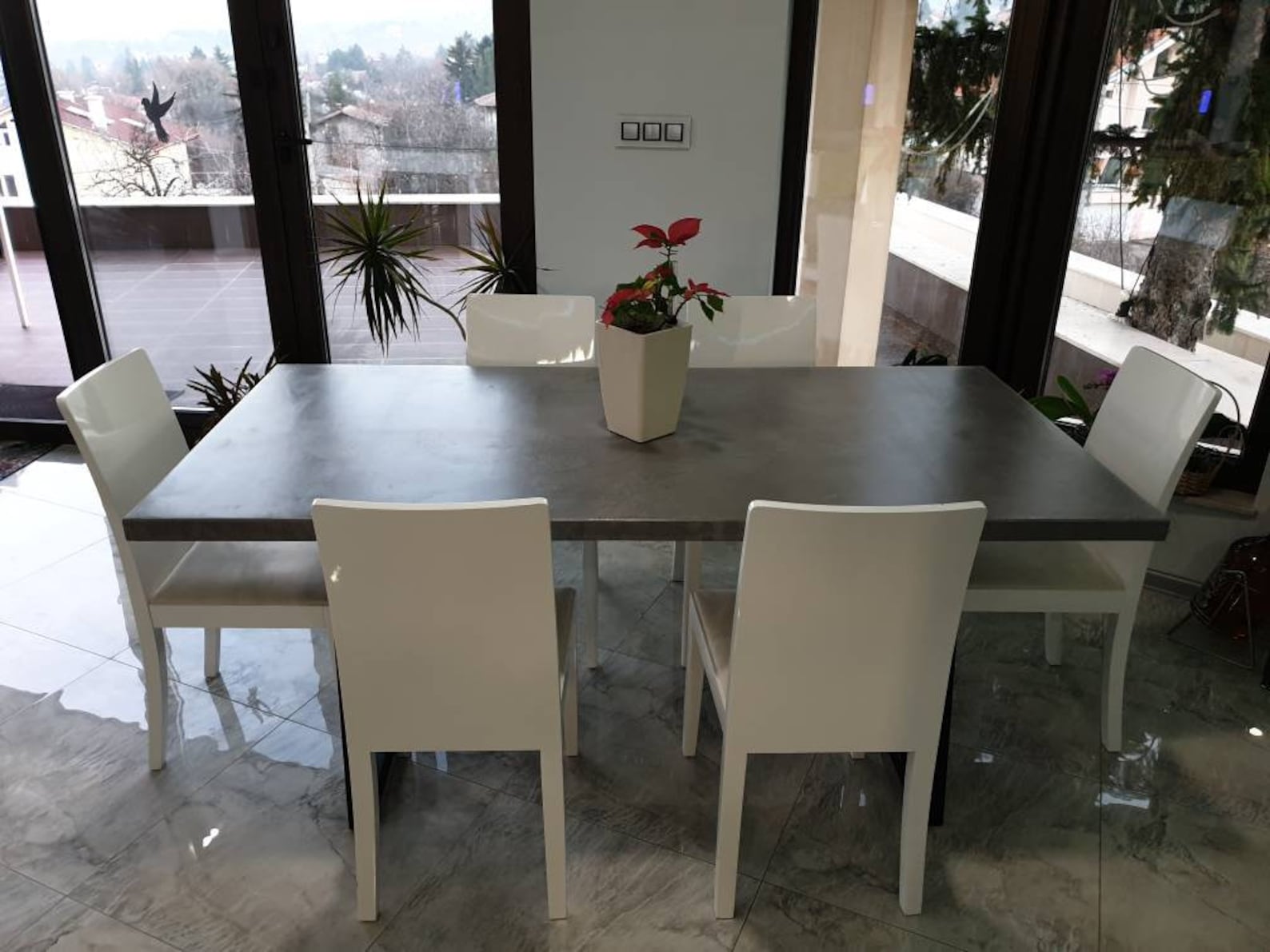 Concrete Dining Tables, Concrete Kitchen Tables, Solid Concrete Tables ...