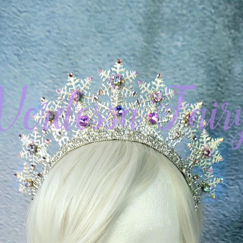 Snowflake Tiara - Etsy