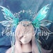 Water Fairy Wings Headpiece. Ocean Fairy Headdress. - Etsy