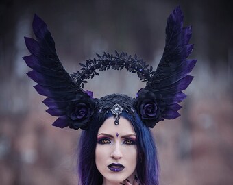 Angel Wings Headpiece - Etsy