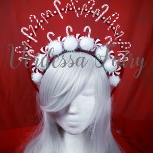 Candy Cane Headband. Christmas Candy Cute Headband. Sweet Holiday ...