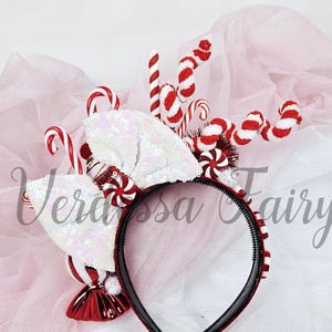 Christmas Candy Cane Peppermint Headband. Whoville Dr Seuss Holiday ...