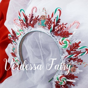 Candy Cane Headband. Christmas Gingerbread Cute Headband. - Etsy