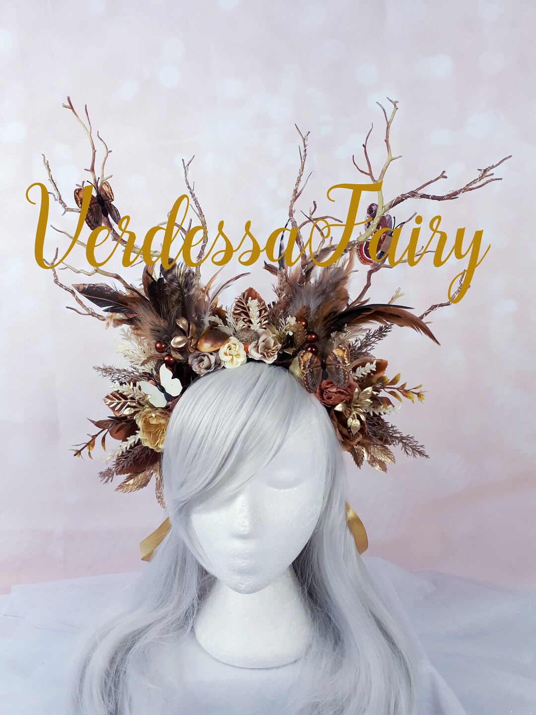 Autumn Mother Earth/ Mother Nature/ Earth Goddess Branch Headdress ...