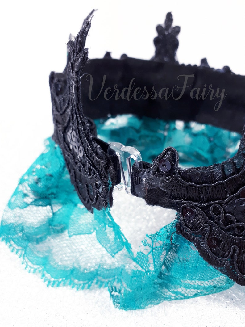 Evil Queen Gothic Choker Collar Necklace With Lace. Victorian - Etsy