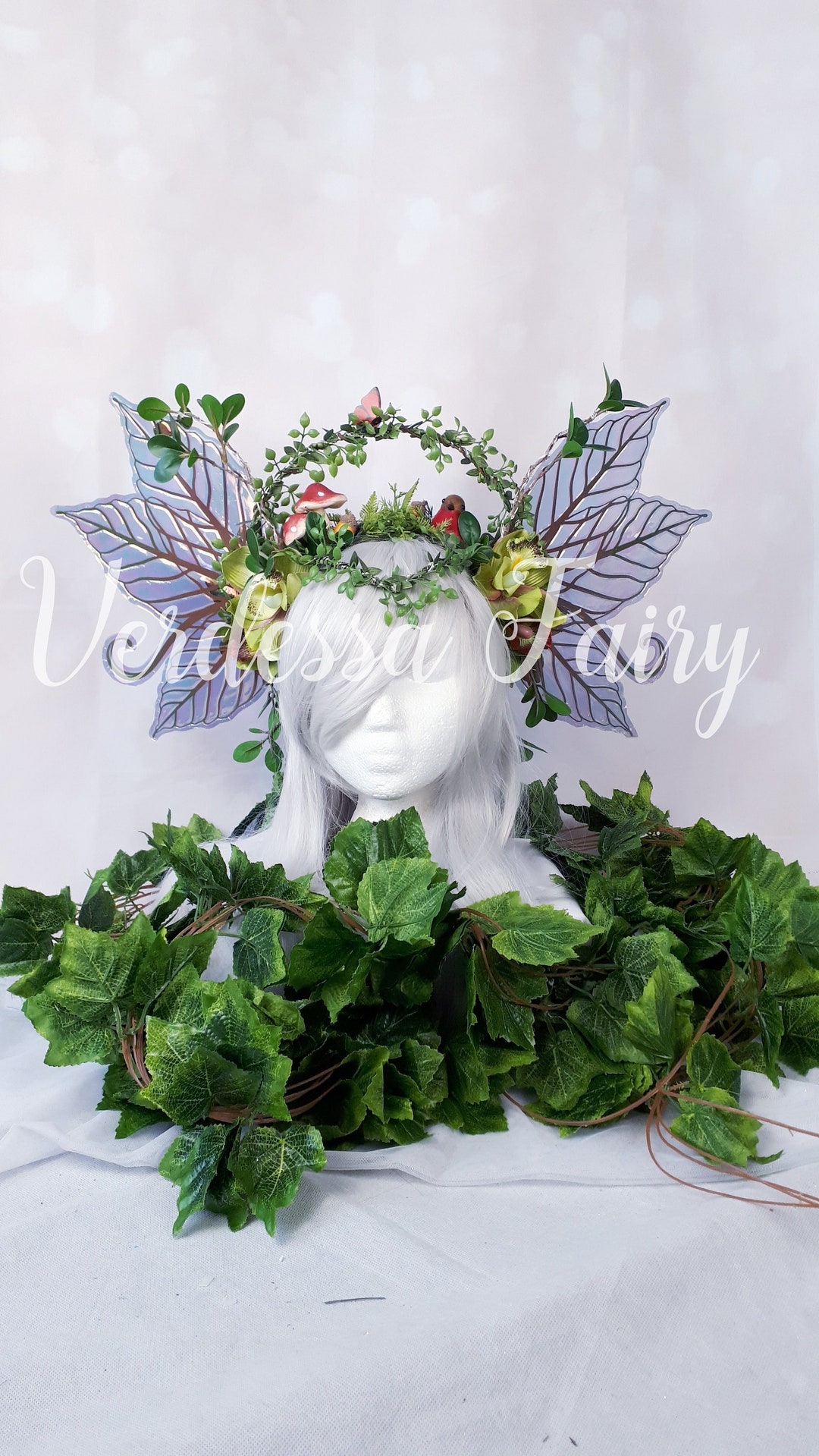 Mother Nature Crown. Mother Earth Goddess Headdress. Forest Fairy Queen ...