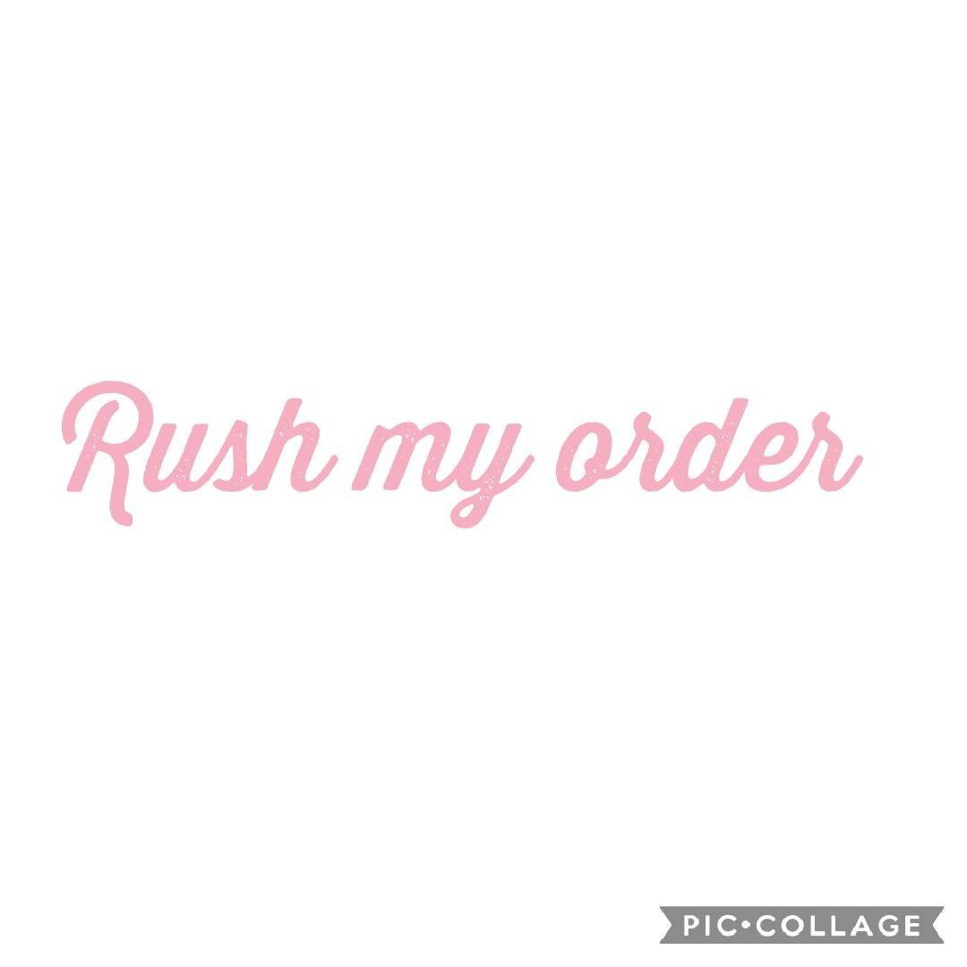 Rush My Order - Etsy