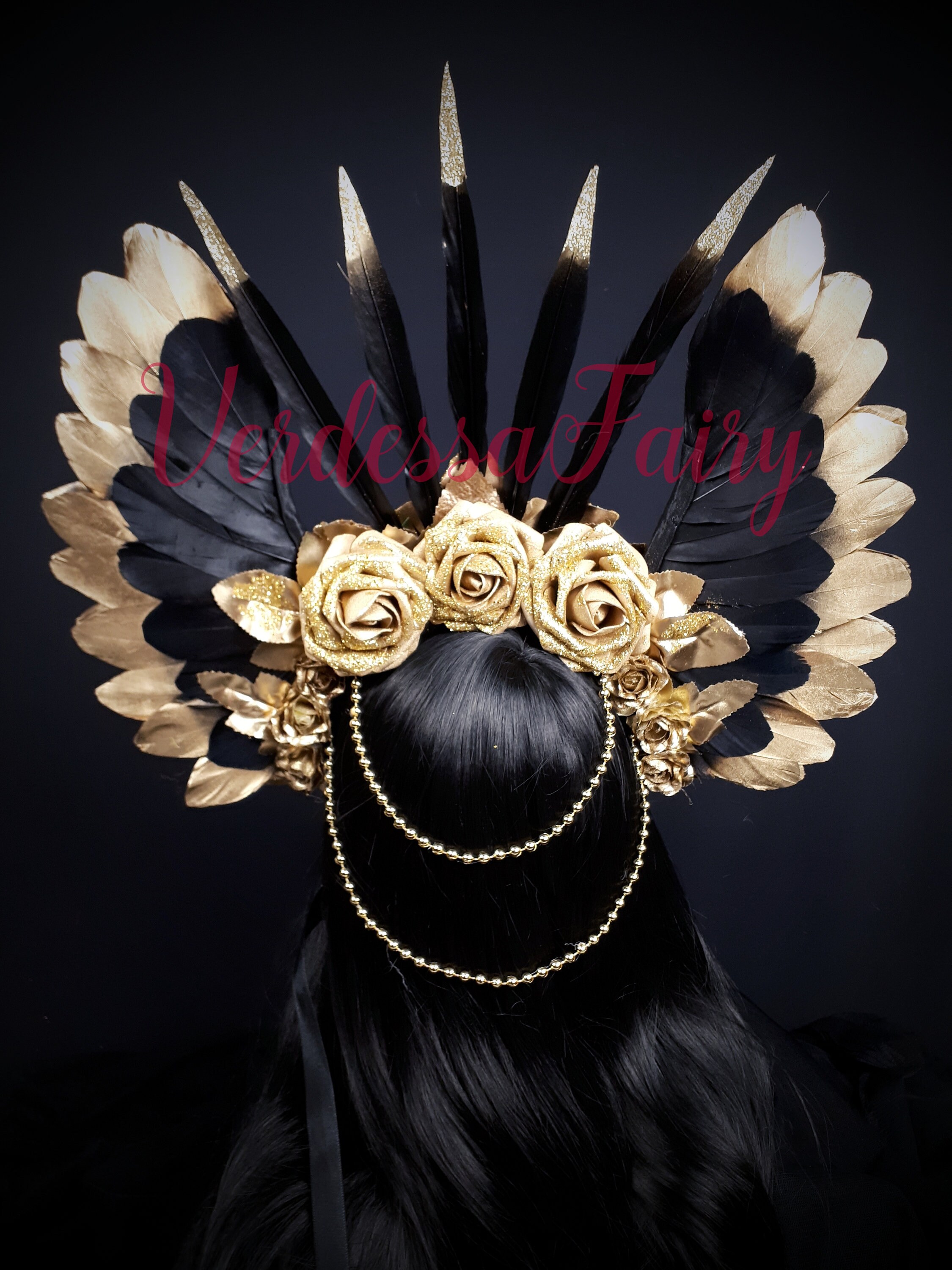 Golden Goddess High Priestess Headpiece. Egyptian Queen | Etsy