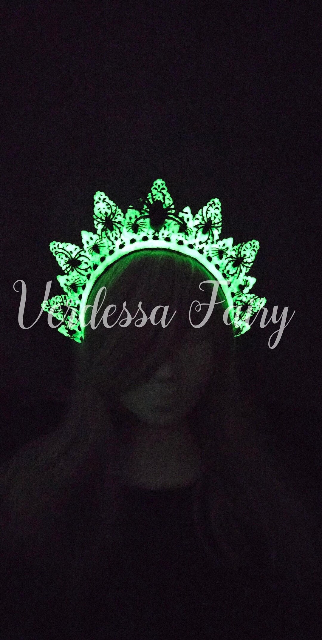 Glow in the Dark Halloween Crown. Spider Halloween Headpiece. Spider ...