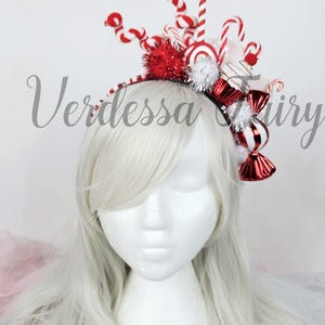 Christmas Candy Cane Peppermint Headband. Whoville Dr Seuss Holiday ...