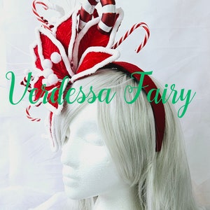 Christmas Candy Cane Peppermint Headpiece. Whoville Dr Seuss Holiday ...
