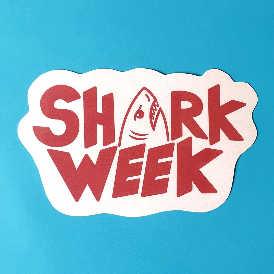 Shark Week Stickers, Kindle Decor, Gift, Decorative, Journalling ...