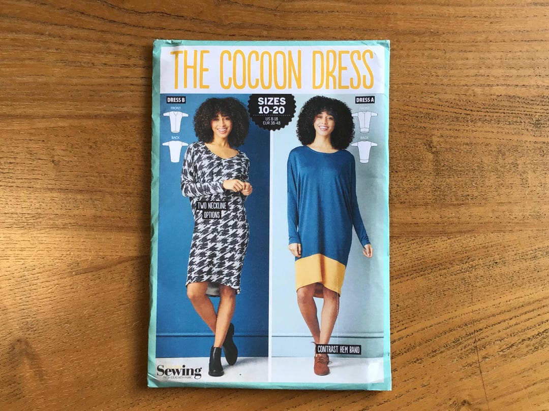 Simply Sewing the Cocoon Dress Sewing Pattern NEW UNOPENED Sizes 10-20 ...