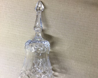 Vintage Lead Crystal Glass Hand Bell Home Decor - Etsy