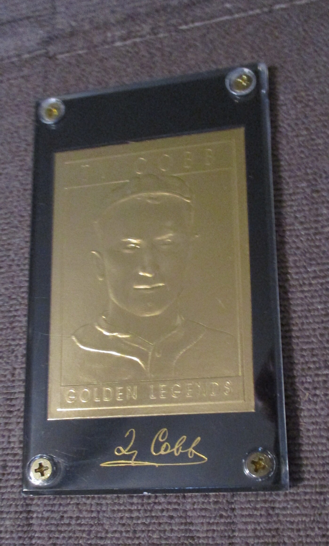 Ty Cobb 1994 Golden Legends Limited Edition GL2 22 Karat Gold - Etsy