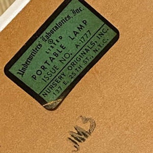 Underwriters' Laboratory Wooden Nursery Children Parade Lamp - Etsy