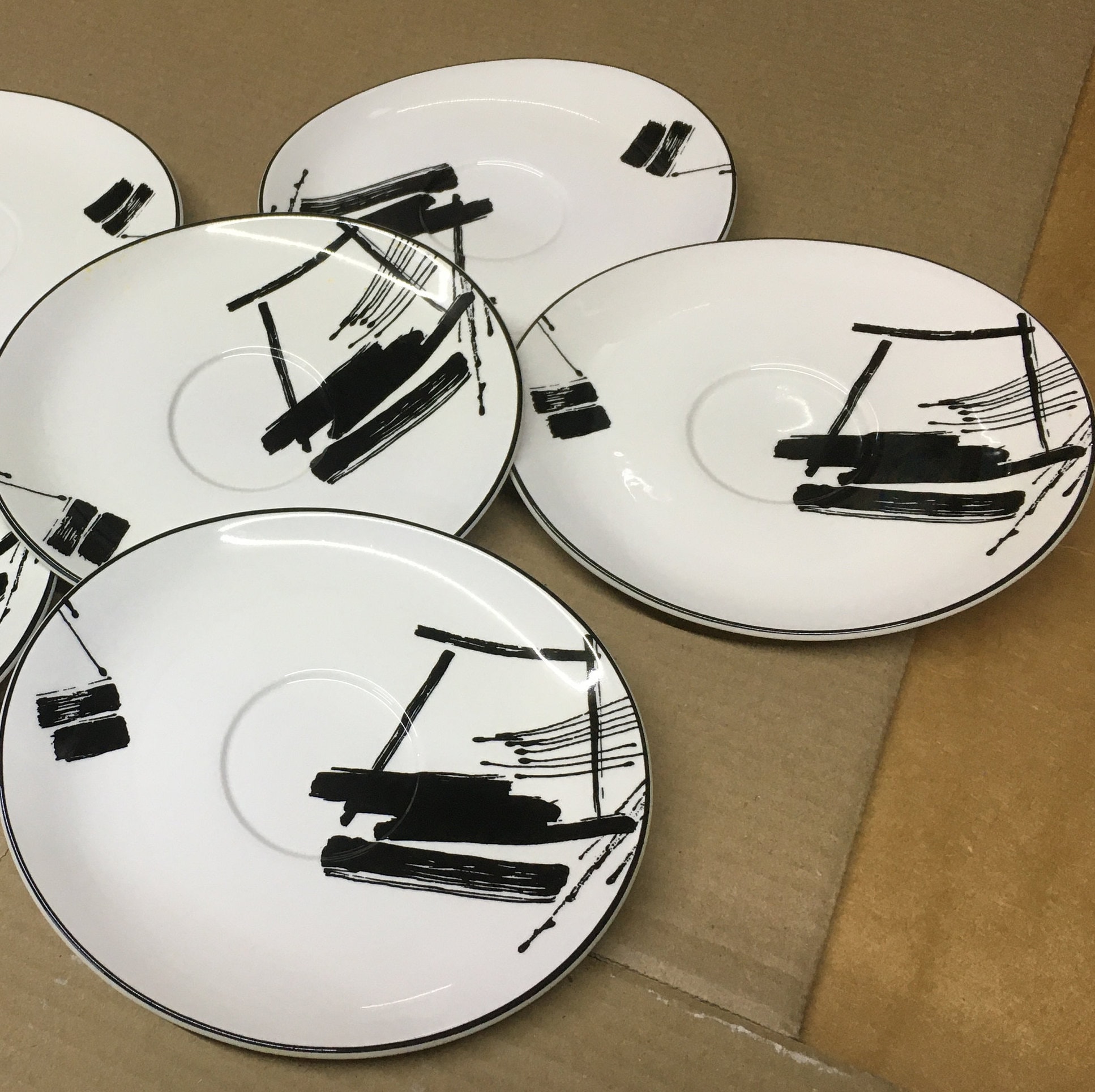 Set of 6 1986 Sango the Larry Laslo Collection Calligraphy | Etsy