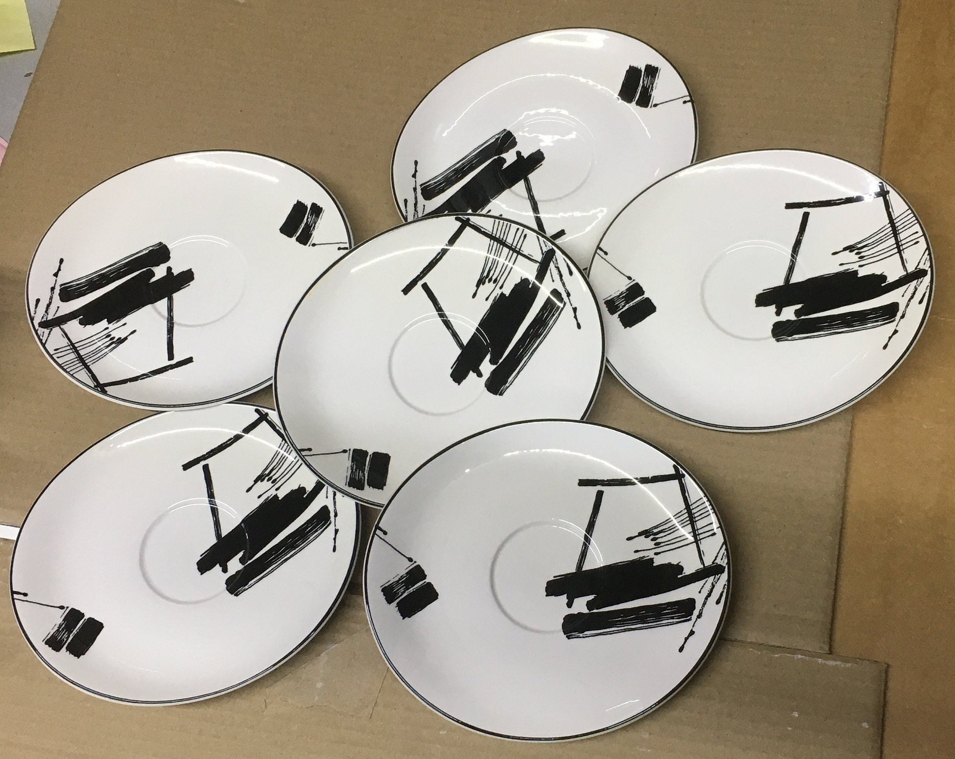 Set of 6 -1986 Sango the Larry Laslo Collection Calligraphy 267002 ...