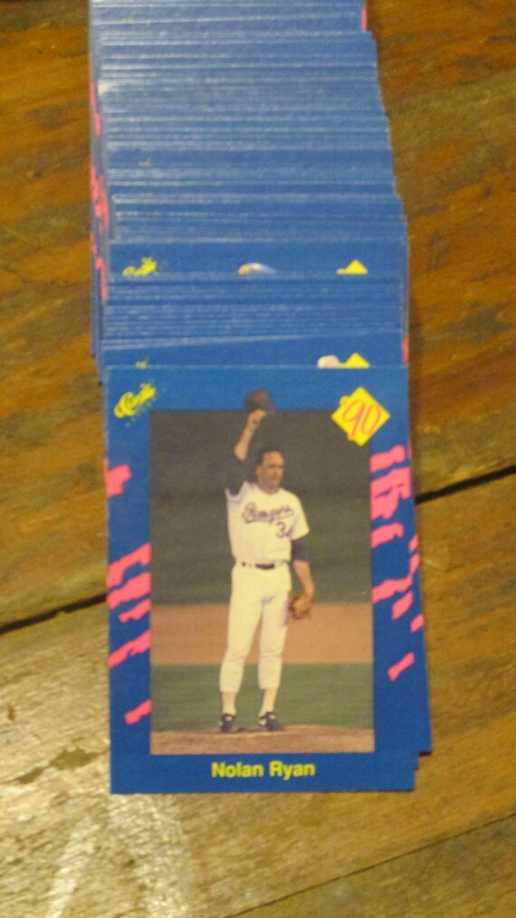 1990 Blue Classic Baseball Card Set cards 1-150 | Etsy