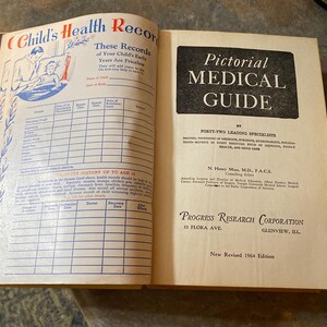 1964 Pictorial Medical Guide-every Woman’s Standard Medical Guide - Etsy