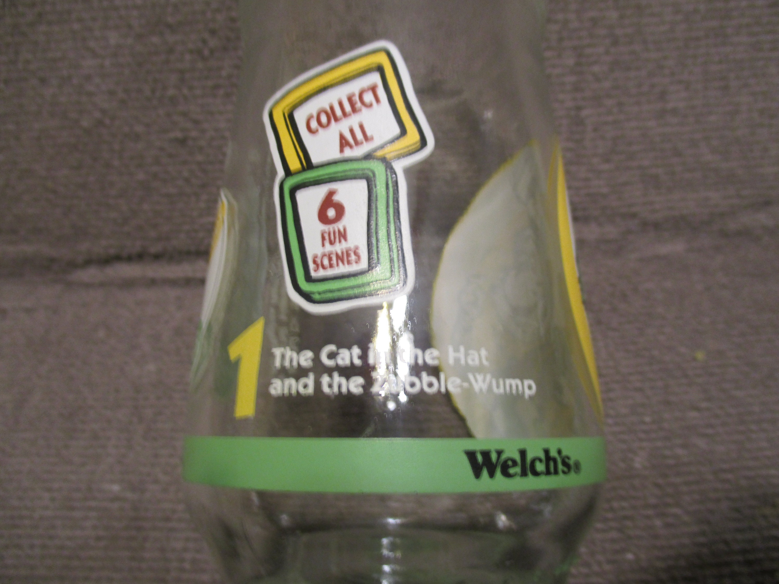 The Cat in the Hat and the Zubble-wump Welch's Glass - Etsy