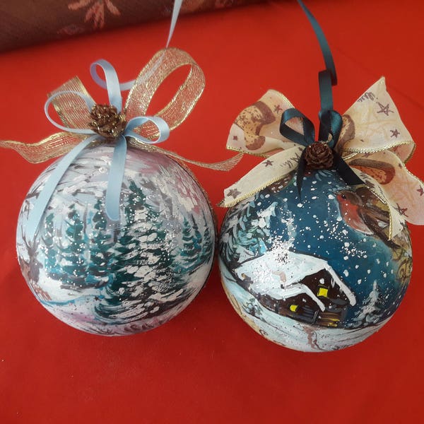 Hand Painted Balls - Etsy