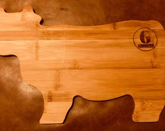 Cow cutting board | Etsy