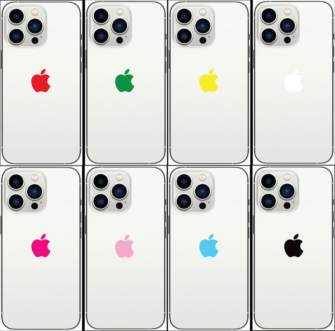 IPhone | Apple Logo Decal Sticker - Etsy