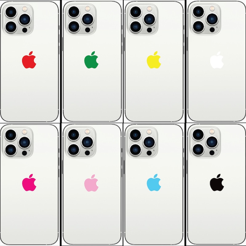 Apple Logo Sticker iPhone - Etsy