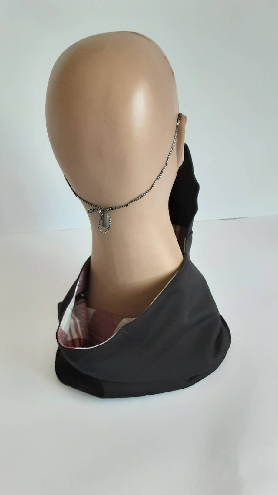 Snood Male Double-sided With Protective Masks. Sewn, Stylish Clamp ...