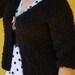 Black Cardigan Short Jacket for Women Knitted With Short - Etsy