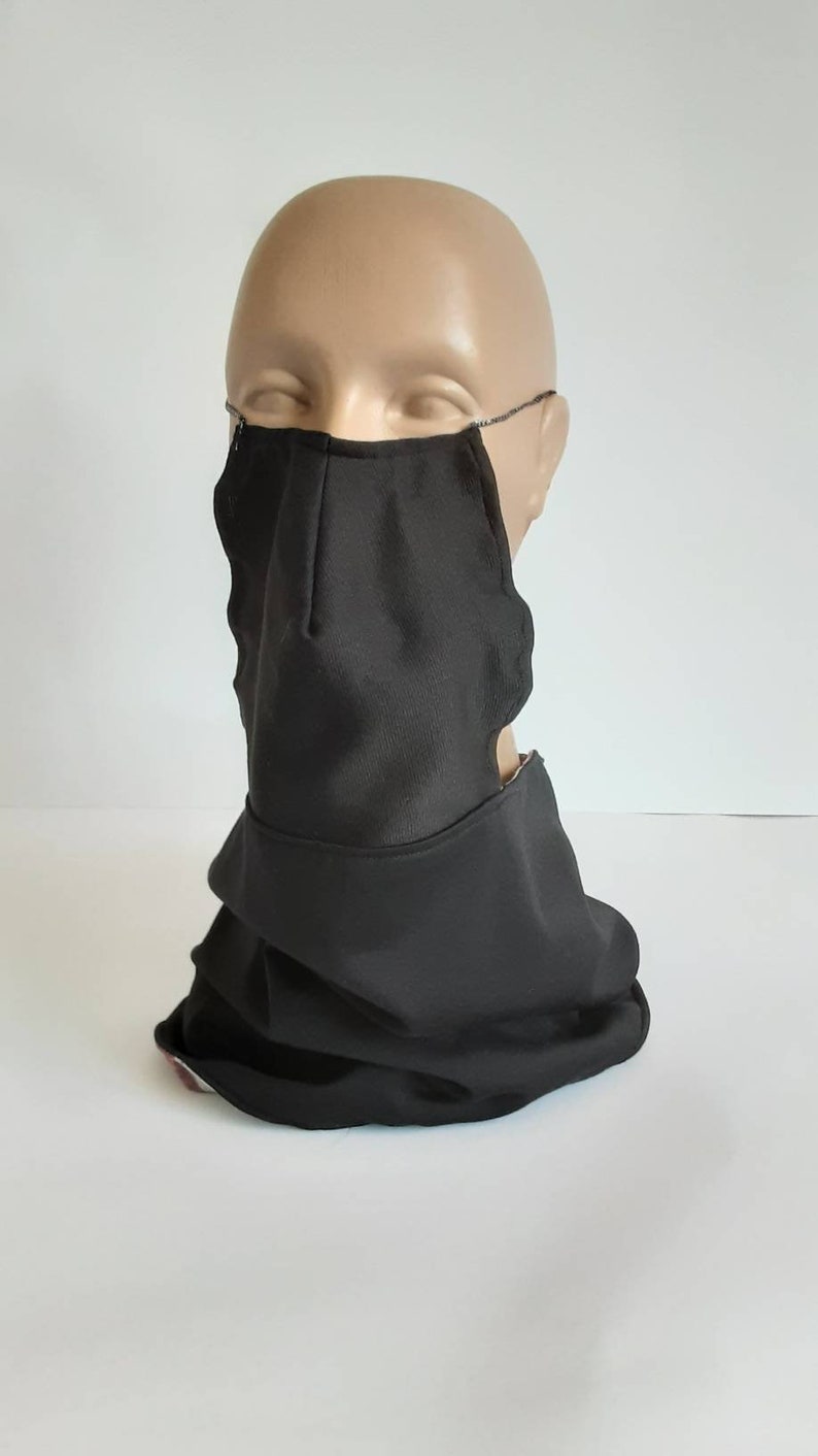 Snood Male Double-sided With Protective Masks. Sewn, Stylish Clamp ...