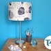 Nautical Beach Lamp Shade Navy Blue Seashells Lampshade - Etsy