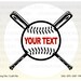 Baseball SVG, Baseball Helmet Decal, Personalize, Baseball Decal, T ...