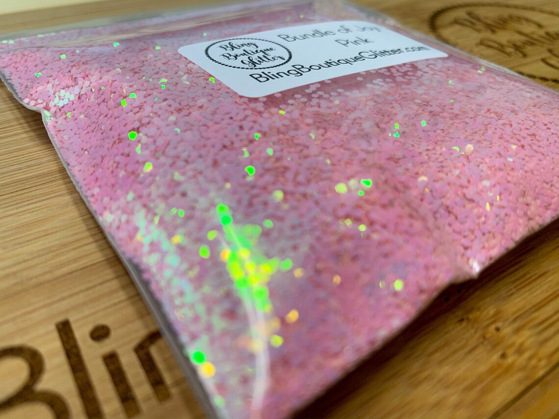 Light Pink Color Shifting Small Chunky Glitter Bundle of Joy | Etsy