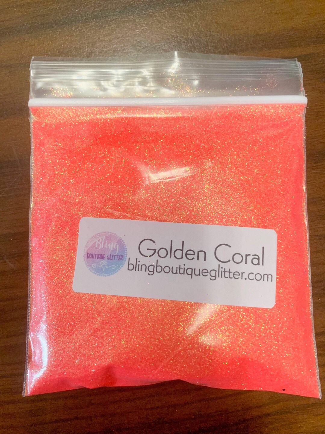 Ultra Fine Iridescent Coral Glitter Golden Coral Ultra Fine - Etsy
