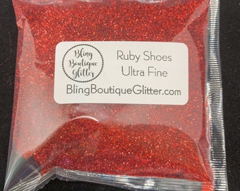 Ruby Red Glitter | Etsy