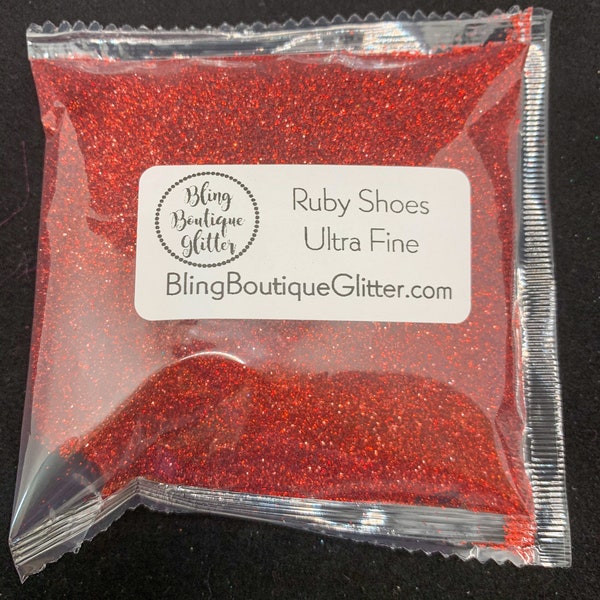 Ruby Red Glitter - Etsy