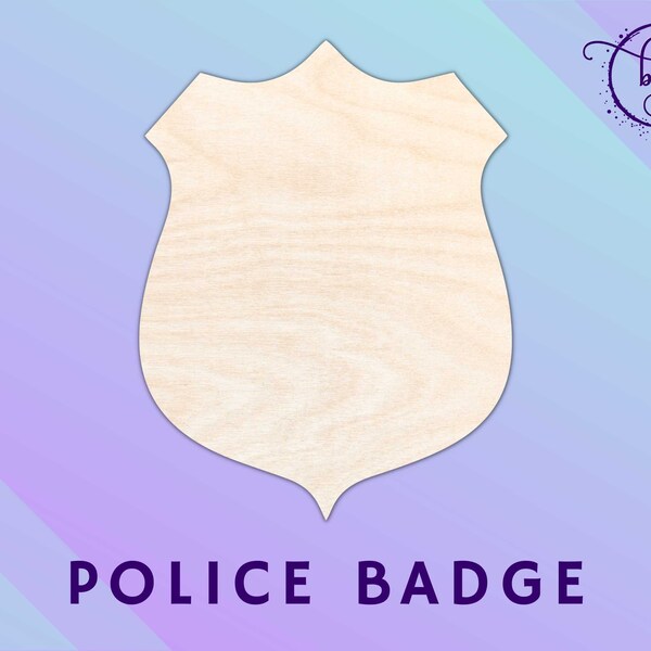Police Badge Cutouts - Etsy UK