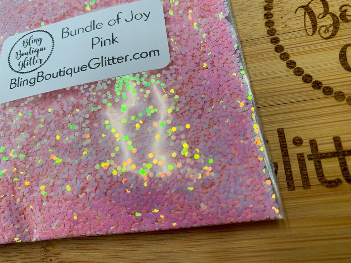 Light Pink Color Shifting Small Chunky Glitter Bundle of Joy | Etsy